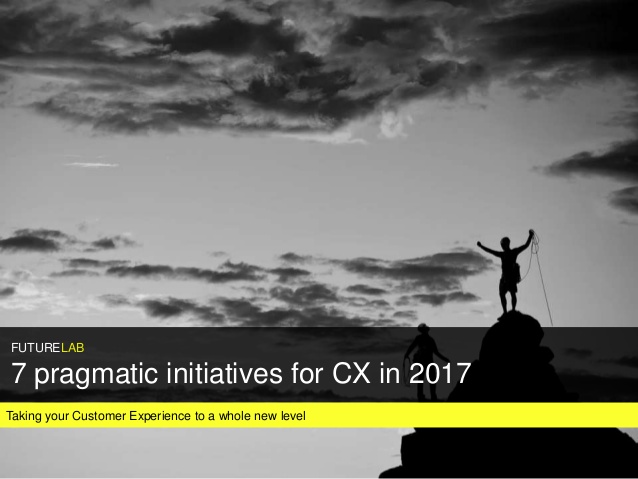 7 initiatives to improve your CX – Futurelab.net