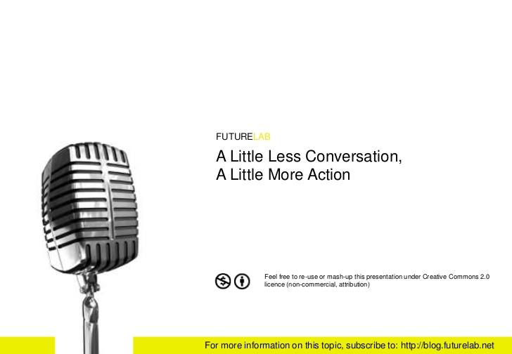 A Little Less Conversation – Futurelab.net